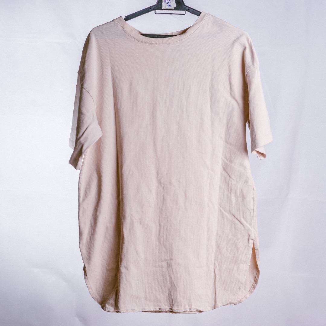 Plain White Long Length T-shirt, Men's Fashion, Tops & Sets, Tshirts ...