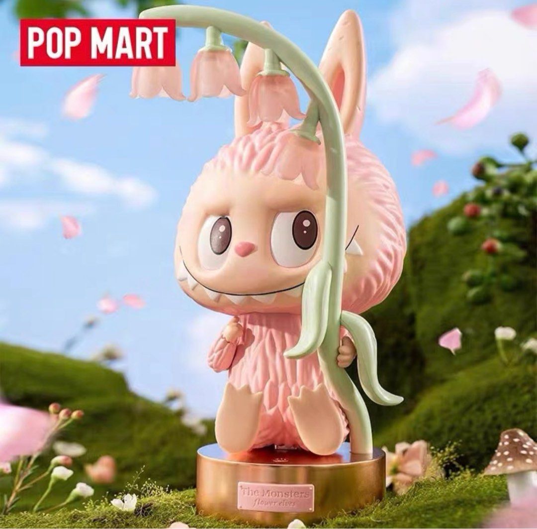 [PO] POPMART LABUBU flower elves bellflower figurine night lamp ...
