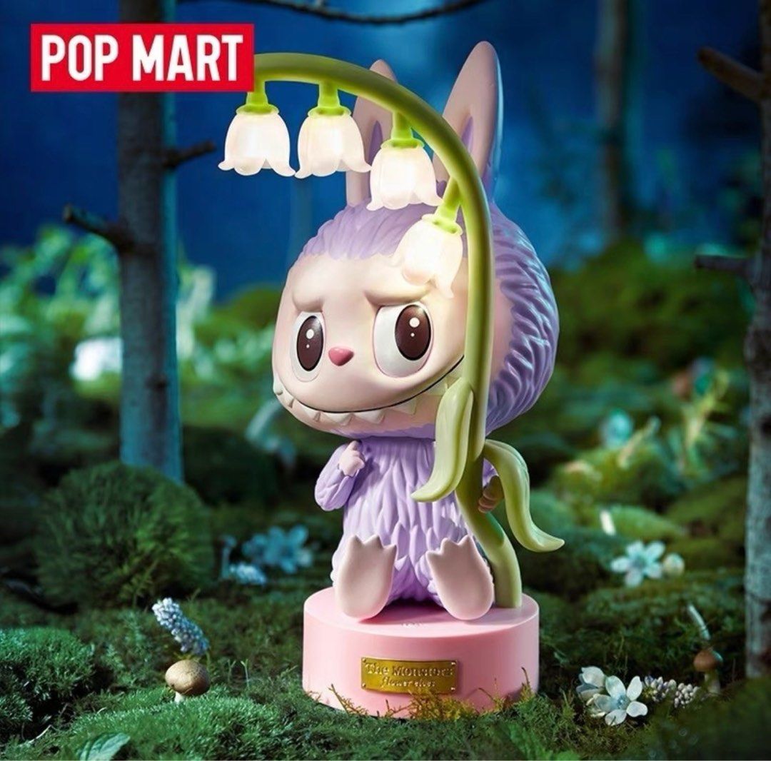 [PO] POPMART LABUBU flower elves bellflower figurine night lamp ...