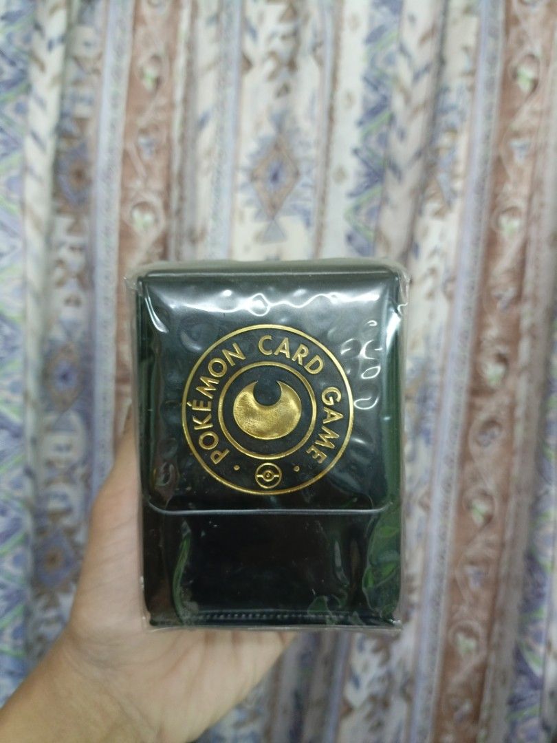 Pokemon TCG - Pokemon Center Leather Deck Box (Dark Type), Hobbies ...