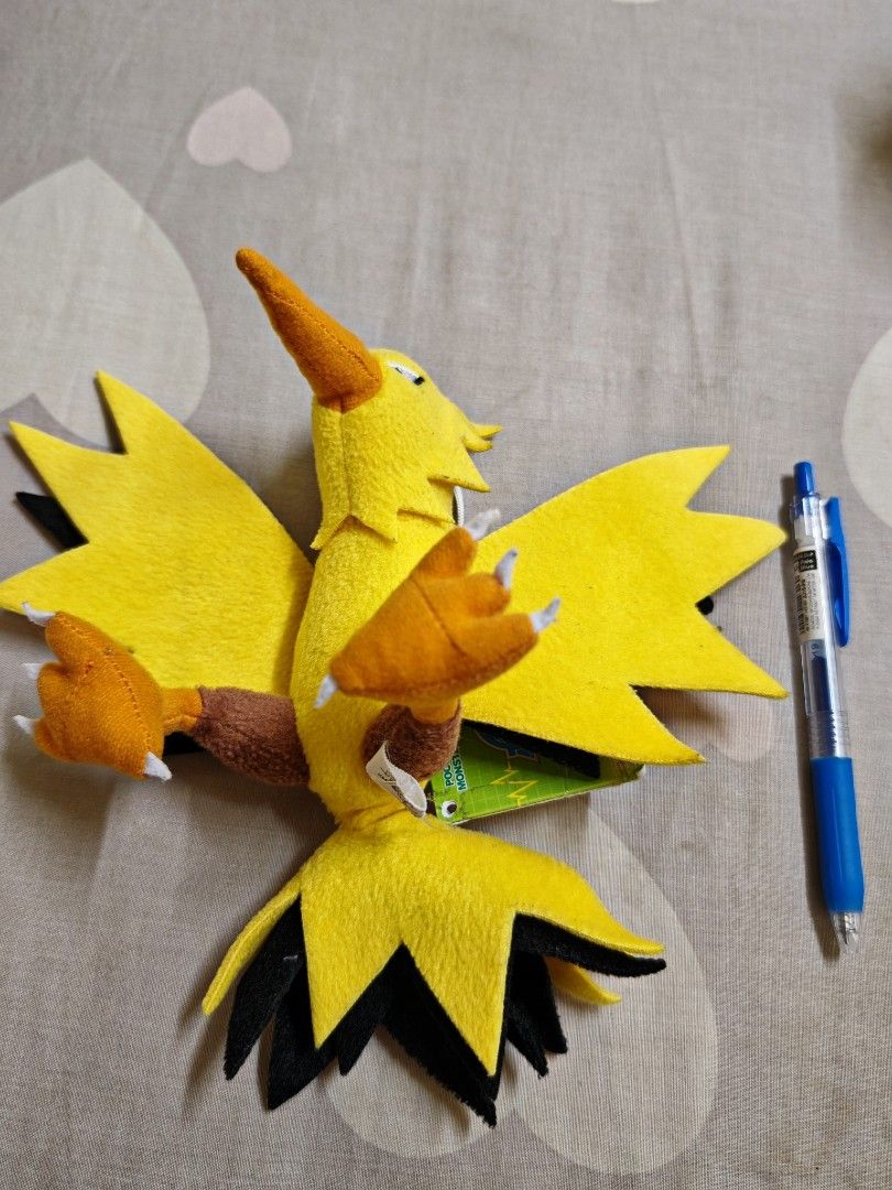Pokemon Zapdos plush, Hobbies & Toys, Toys & Games on Carousell