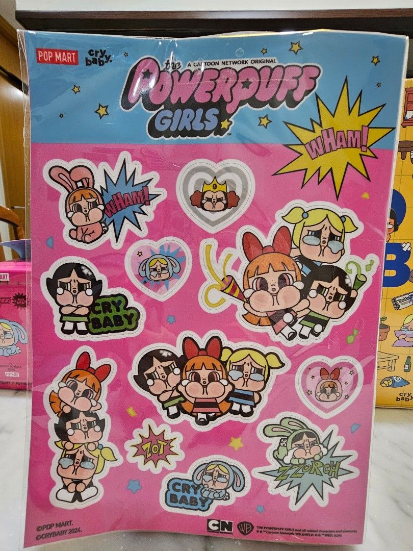 Pop mart dimoo cinnamoroll powerpuff crybaby cry baby sad club ma.k ...