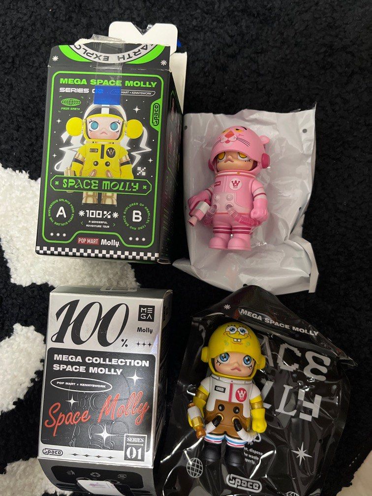 Pop mart space Molly pink panther, Hobbies & Toys, Toys & Games on ...