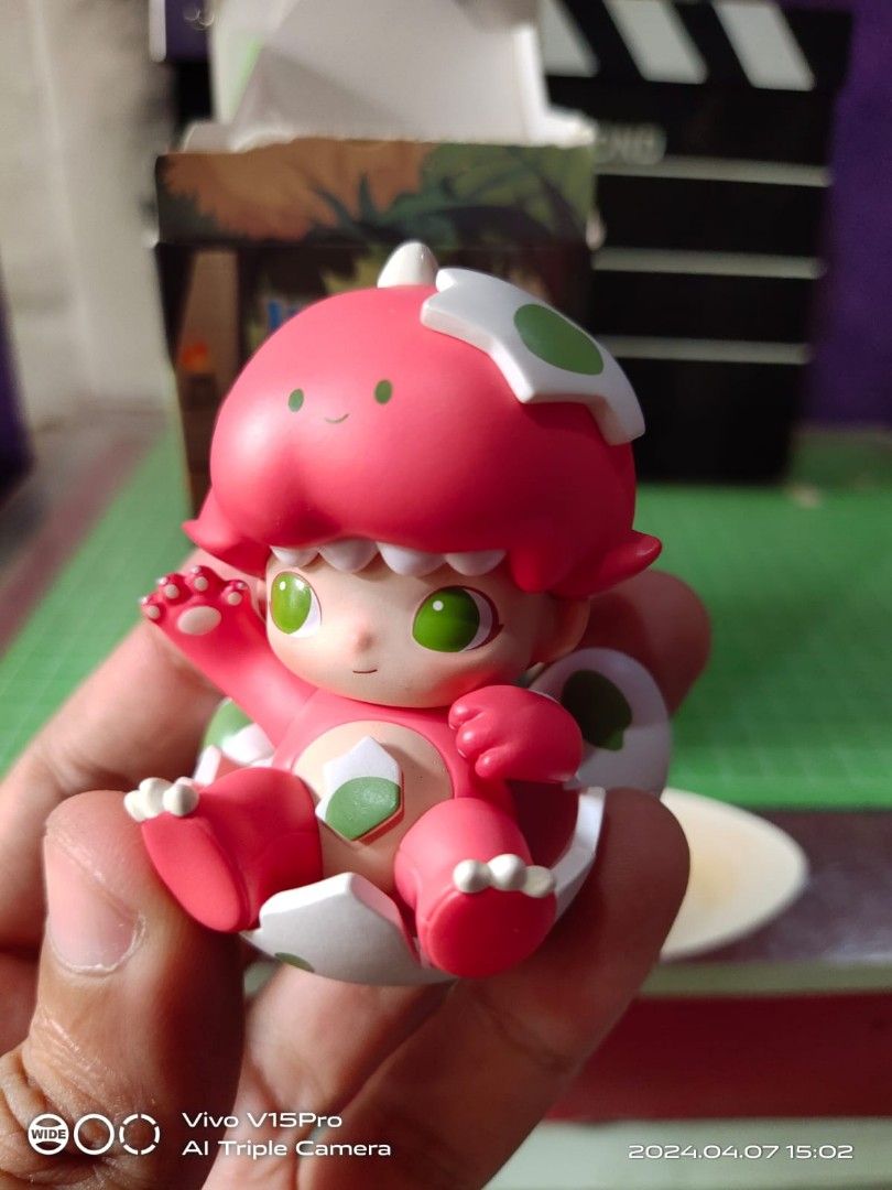 Popmart X Dimoo Jurassic The Birth Of A Baby Dinosaur, Barang Yang ...