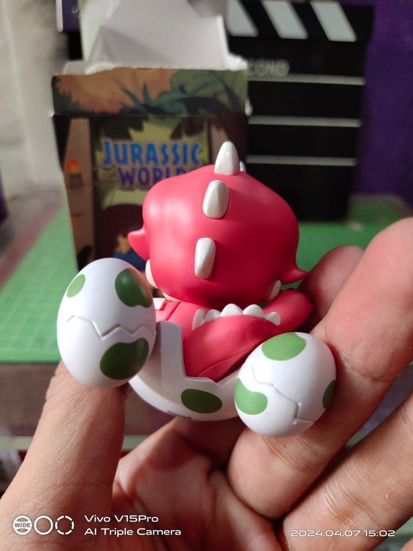 Popmart X Dimoo Jurassic The Birth Of A Baby Dinosaur, Barang Yang ...