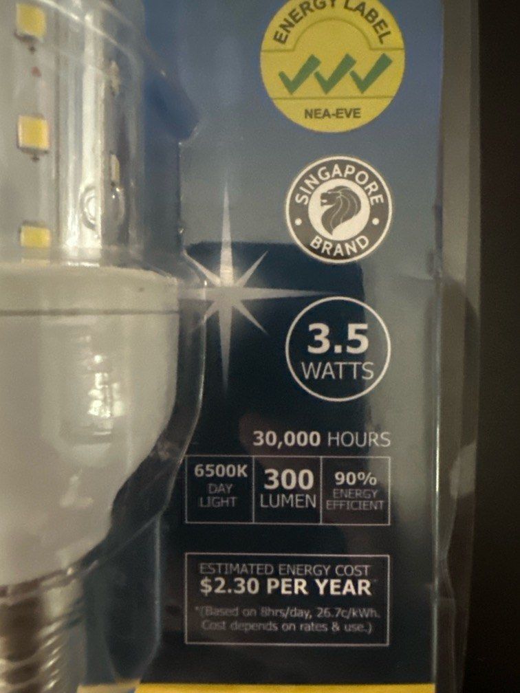 Powerpac LED Light Bulb, Furniture & Home Living, Lighting & Fans ...