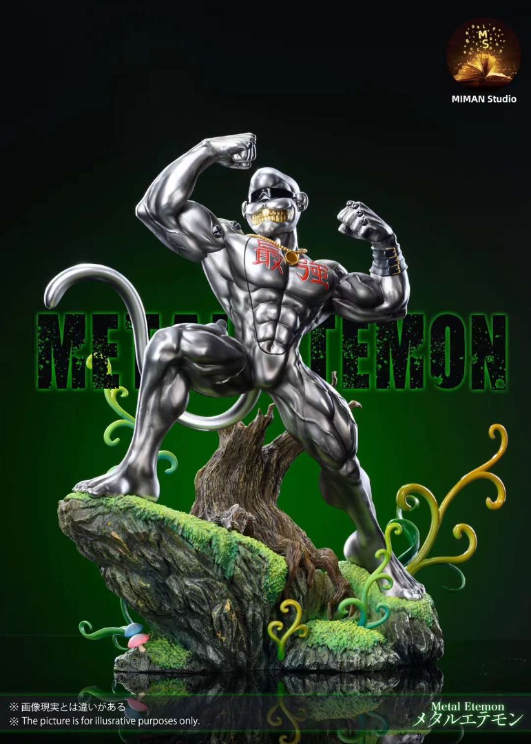 【PRE-ORDER】 Miman Studio - Metal Etemon Digimon Series 003, Hobbies ...