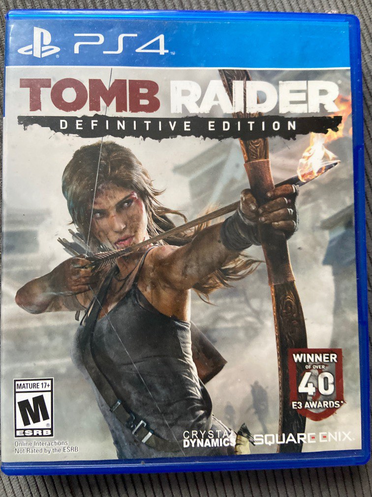 PS4–Tomb Raider Definitive edition, 電子遊戲, 電子遊戲, PlayStation - Carousell