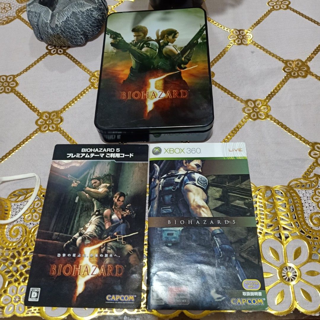 Resident evil 5 xbox 360 steel case, Video Gaming, Video Games, Xbox on ...