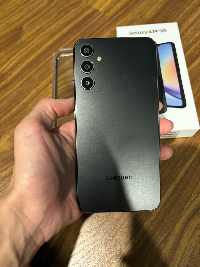Samsung Samsung A34 5G, 8GB, 256GB, Graphite Black 256 GB, Mobile ...