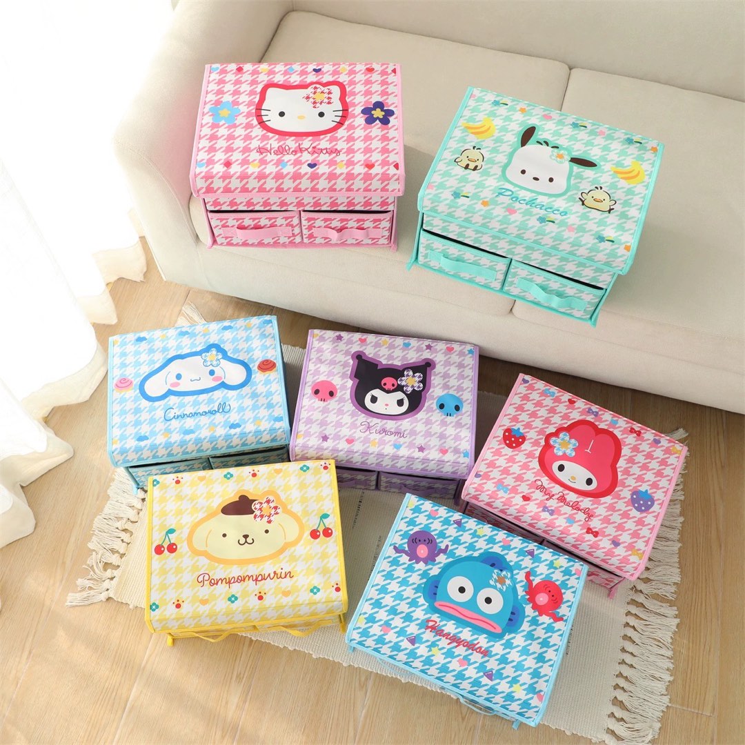 Sanrio Cartoon Storage Box, Women's Fashion, Jewelry & Organizers ...