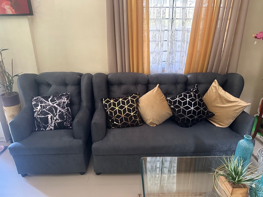 Sofa Sala Set, Furniture & Home Living, Furniture, Sofas on Carousell
