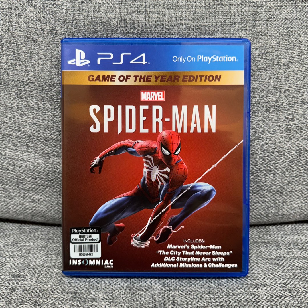 Spiderman GOTY ps4 game, Video Gaming, Video Games, PlayStation on Carousell