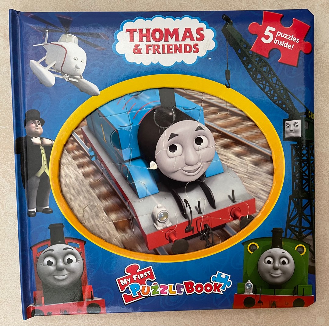 THOMAS & FRIENDS MY FIRST PUZZLE BOOK (5 Puzzles), 興趣及遊戲, 書本 & 文具, 兒童書籍 ...