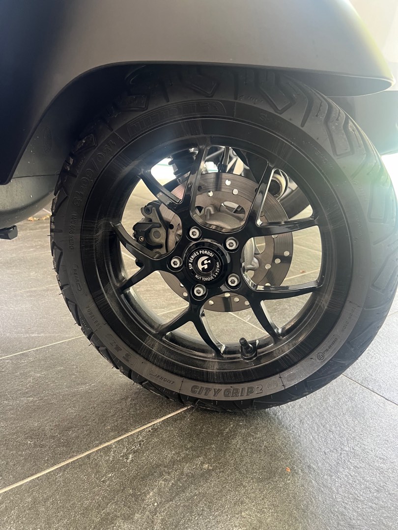 Vespa sport rim BGM Pro Sport 13 inch include tyre, Auto Accessories on ...