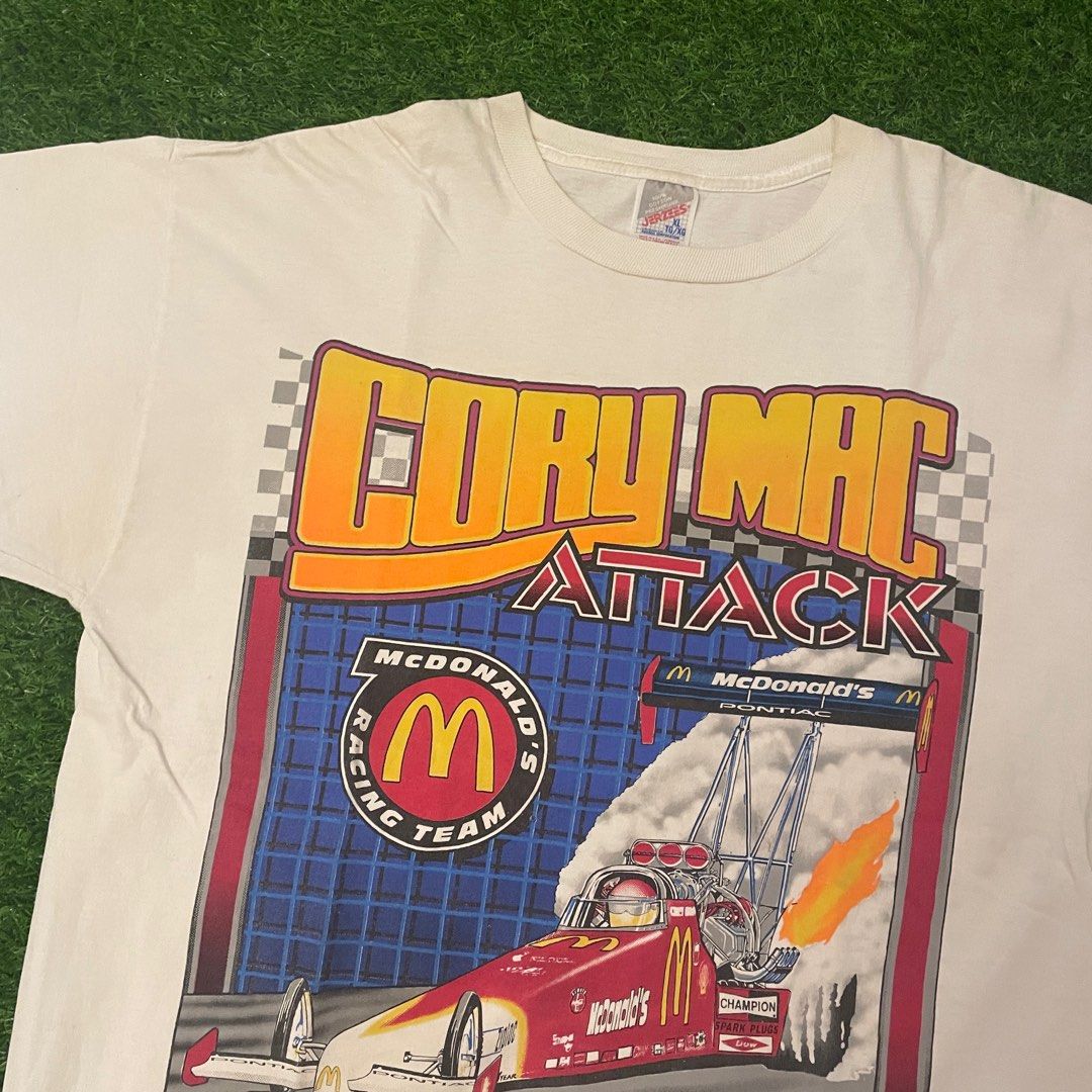 Vintage 1997 NHRA x Mcdonalds Racing Team Cory Mac Attack Mega Print ...