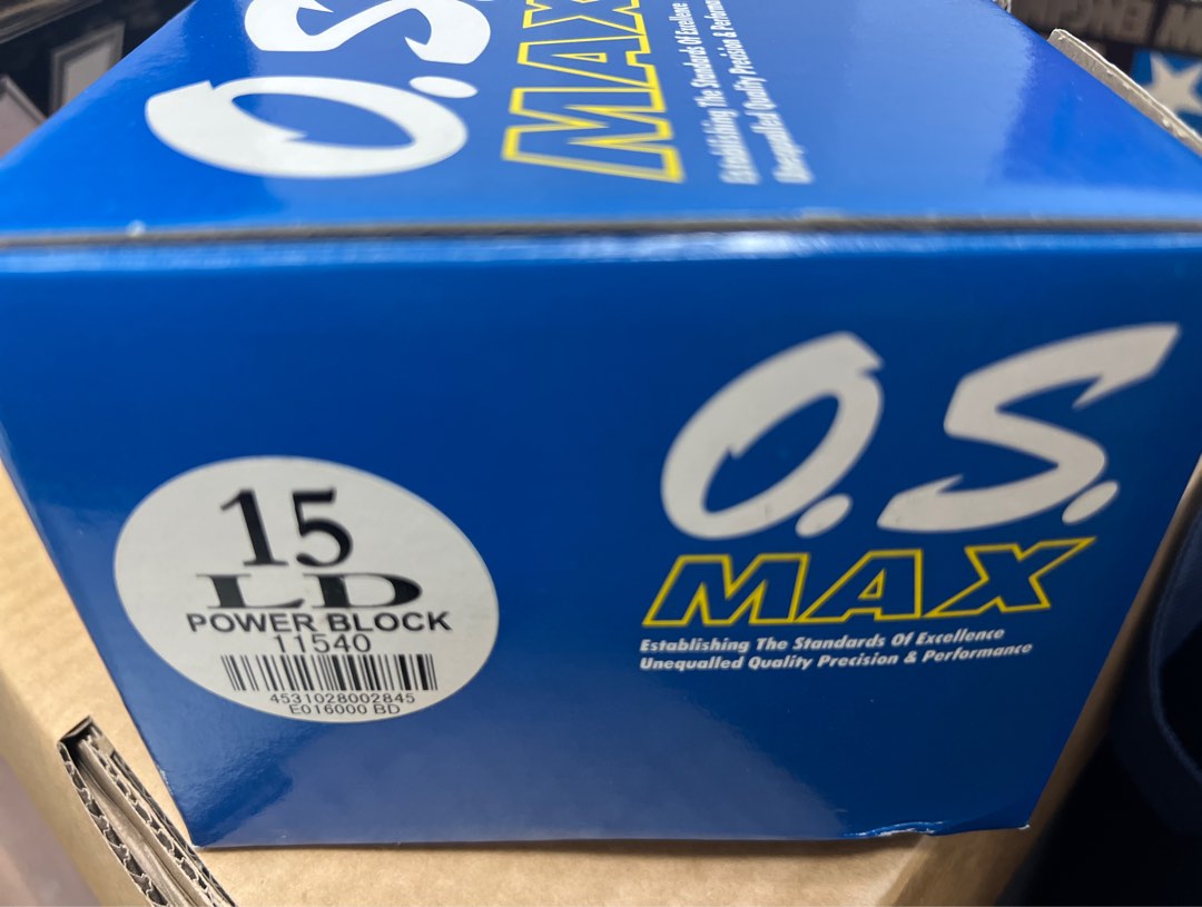 Vintage Model Car Engine - OS 15 LD Power Block (Model No 11540), 興趣及遊戲 ...