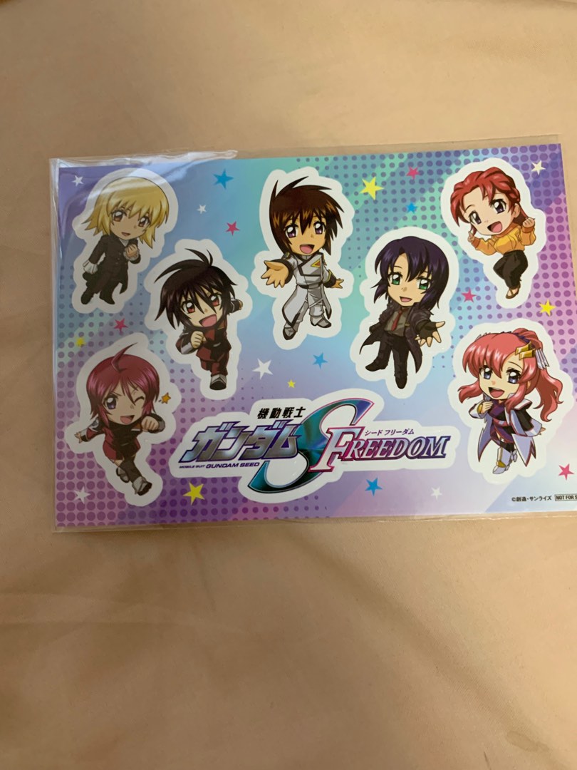 WTT: Gundam Seed Freedom stickers for Shinn stand, Hobbies & Toys ...