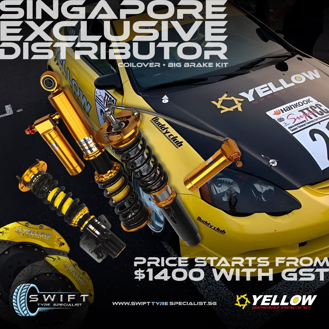 Yellow Speed Racing Coilover Car Coilover Dynamic Sport Pro Inverted ...
