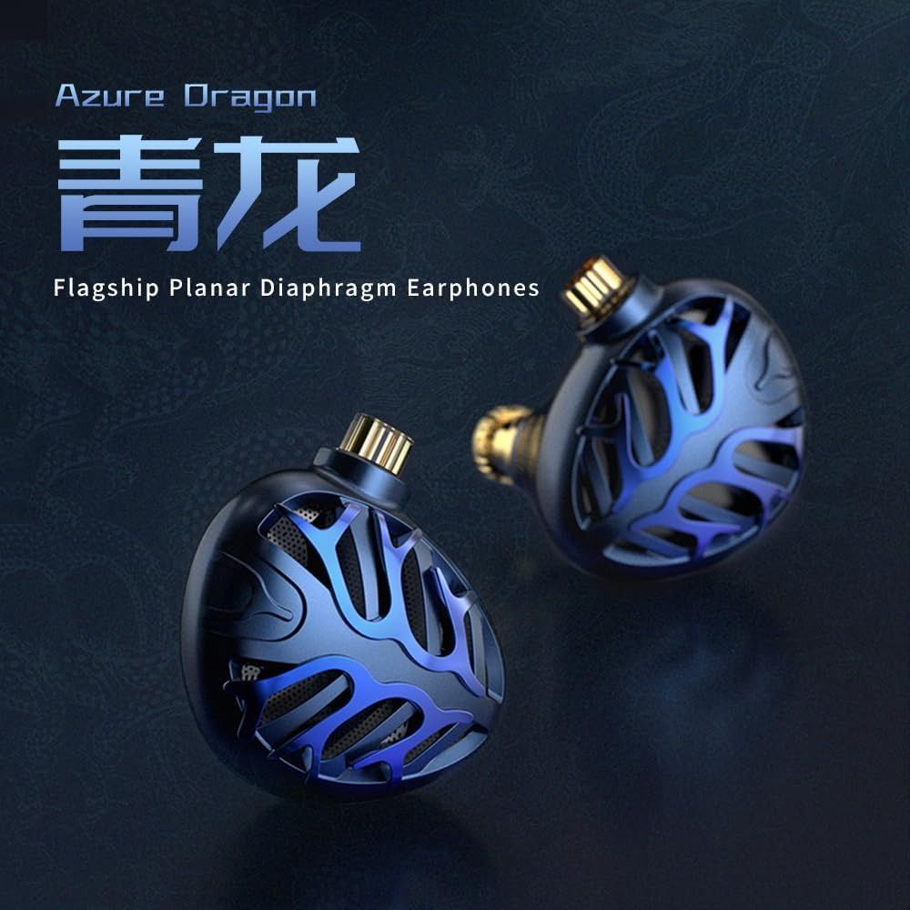 實體店鋪/SF (限今日特價$1680) TRN Azure Dragon 14.6mm Planar Diaphragm Driver in ...