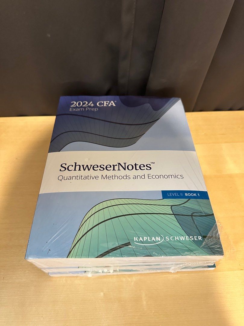 2024 CFA Schweser Notes Level 2 (Full set), Hobbies & Toys, Books ...
