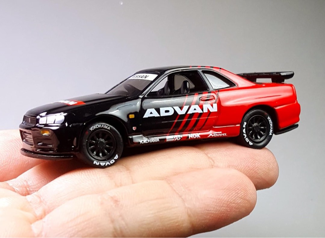 (中古) 已開冇卡/只純收藏 Johnny Lightning 50th Anniversary/ 1999 Nissan Skyline GTR R34 ERROR Advan ...