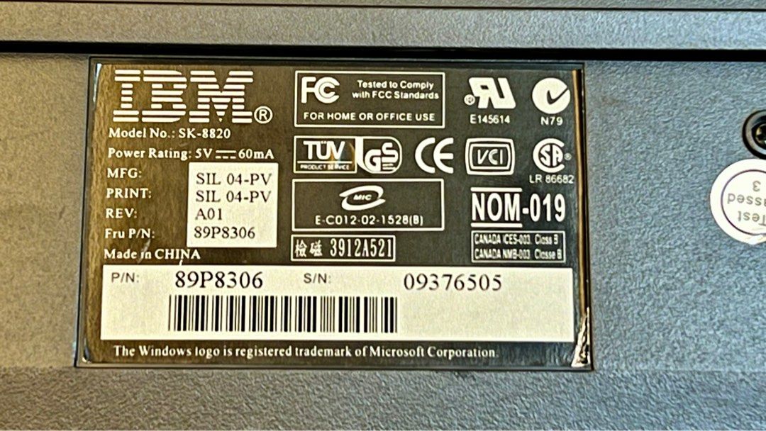 鍵盤 IBM, 電腦及科技產品, 電腦周邊產品, 電腦鍵盤及相關產品在旋轉拍賣