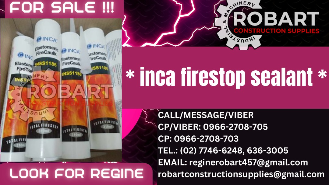* inca firestop sealant *, Commercial & Industrial, Construction Tools ...