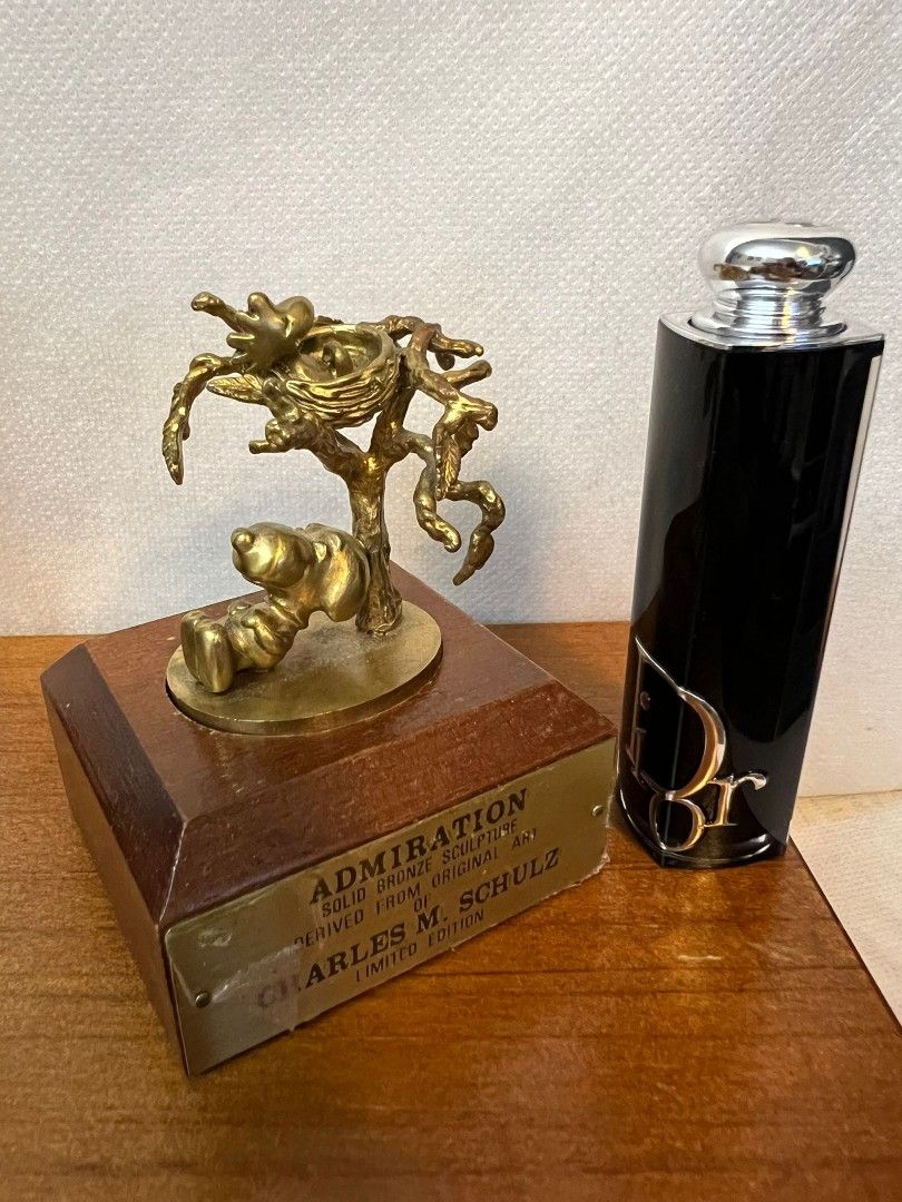 *全新 Snoopy 史努比 珍藏擺設* Solid Bronze Sculpture Derived From Original Art ...
