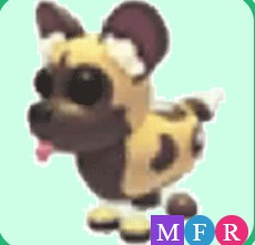Adopt Me Mega Fly Ride African Wild Dog, Video Gaming, Video Games ...