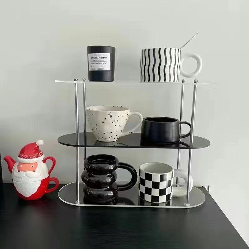 Aesthetic Table Organiser Shelf | Home Mini Ornaments Display Shelf ...