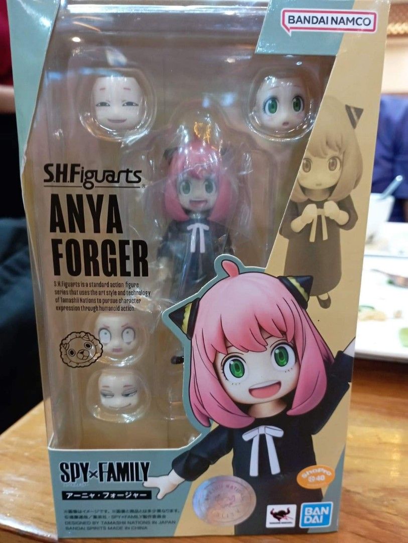 Anya Forger SHF Bandai, Hobbies & Toys, Toys & Games on Carousell