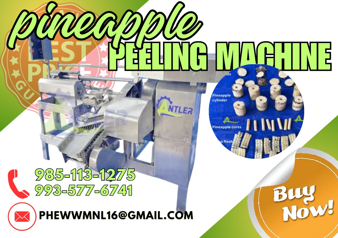 AUTOMATIC PINEAPPLE PEELING & CORING MACHINE, Commercial & Industrial ...