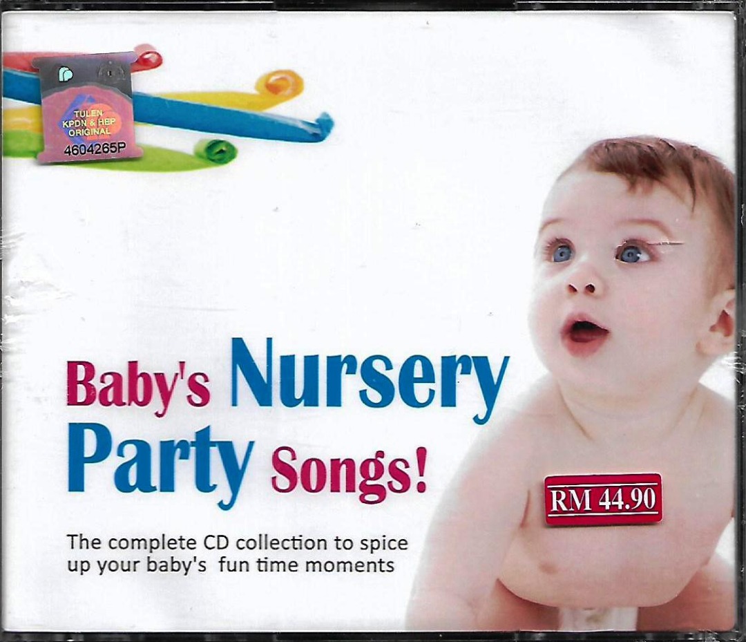 Baby's Nursery Party Songs 3CD 54 Baby Nursery Rhymes Baa Baa Black ...