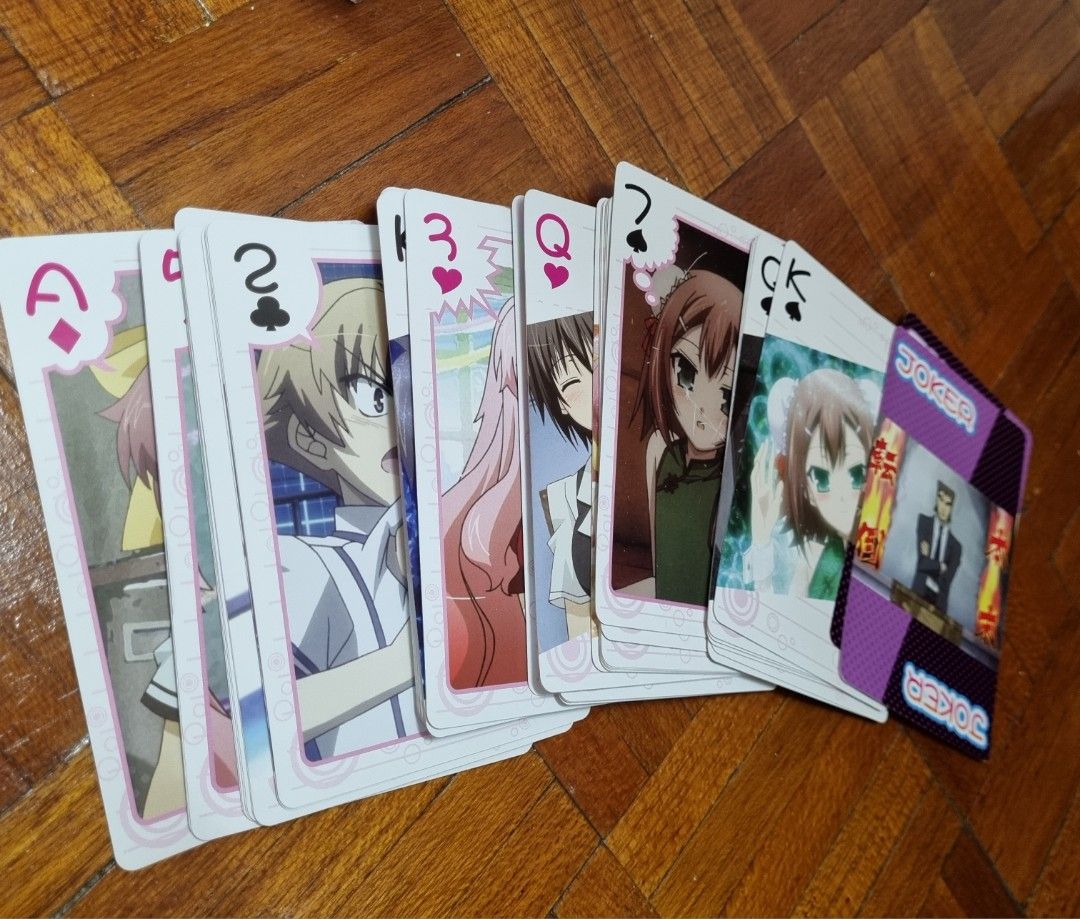 Baka and Test Jumbo Playing Cards, Hobbies & Toys, Toys & Games on ...