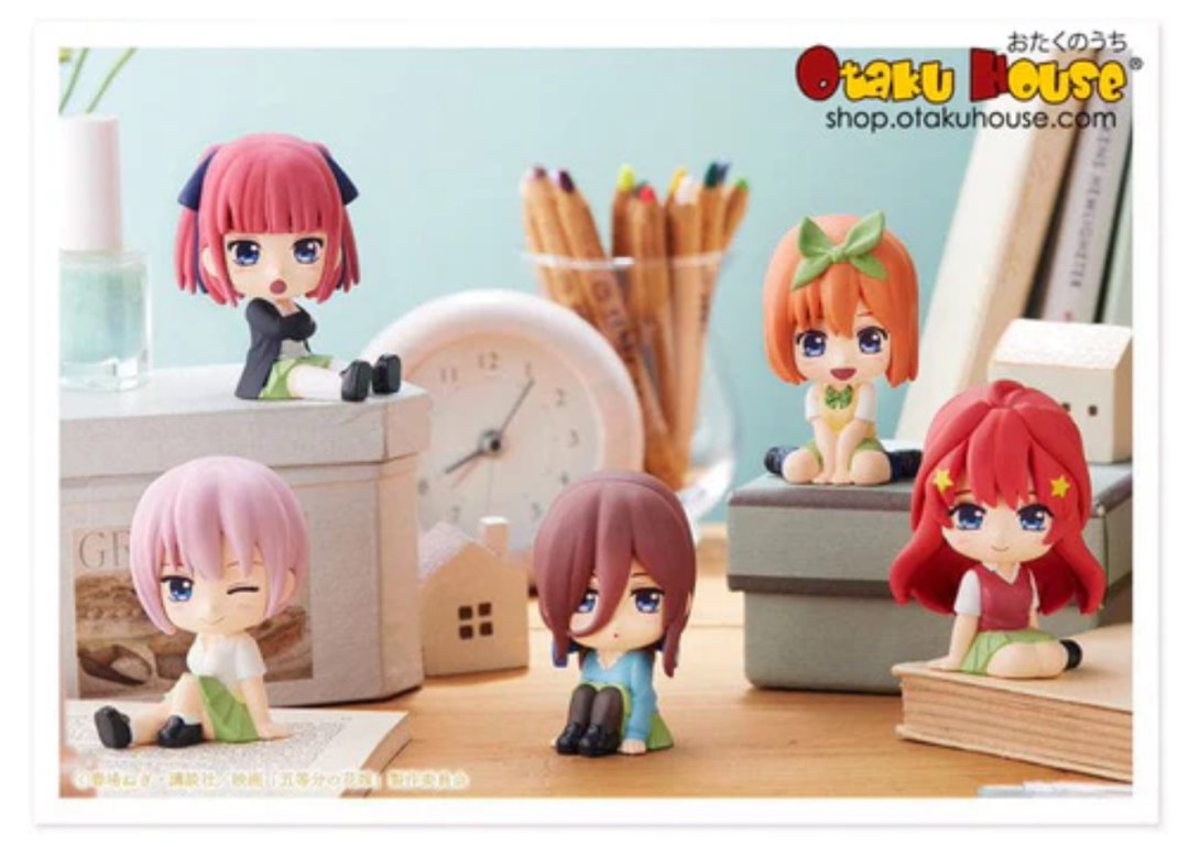 Bandai Namco Rela Cot figurines QQ Ichika Nino Miku Itsuki ...