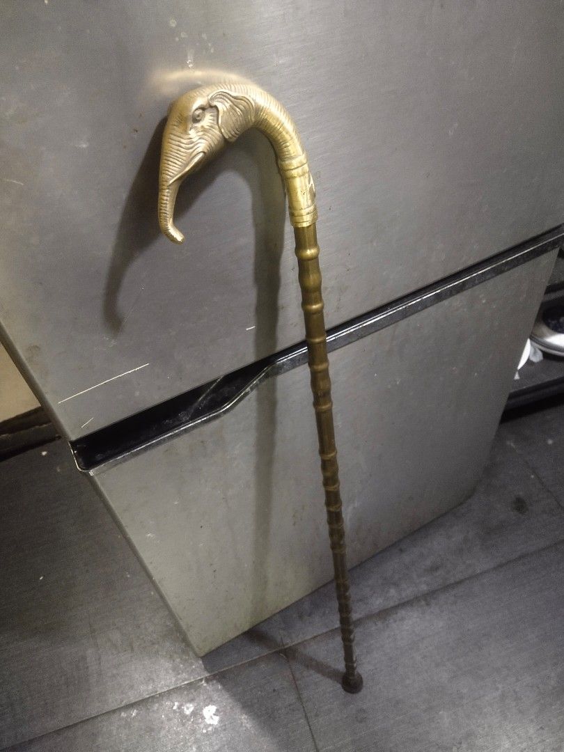 Brass cane - tungkod, Hobbies & Toys, Memorabilia & Collectibles ...