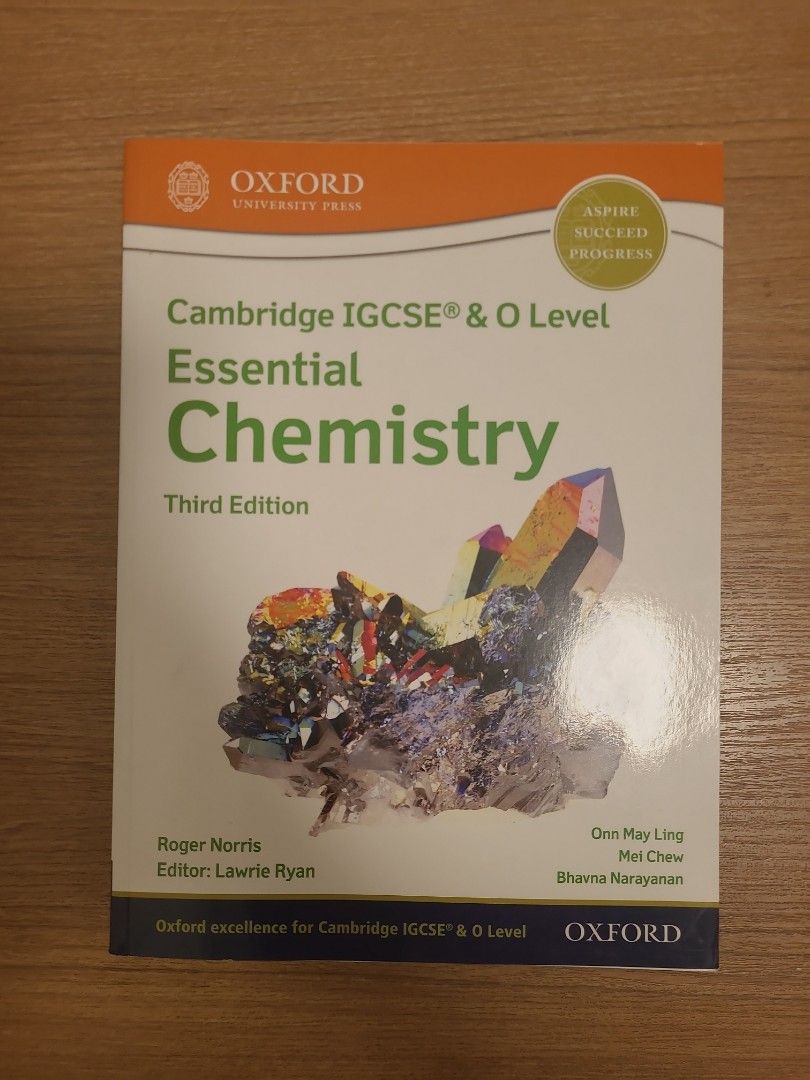 Cambridge IGCSE O Level Essential Chemistry Book (Third Edition ...