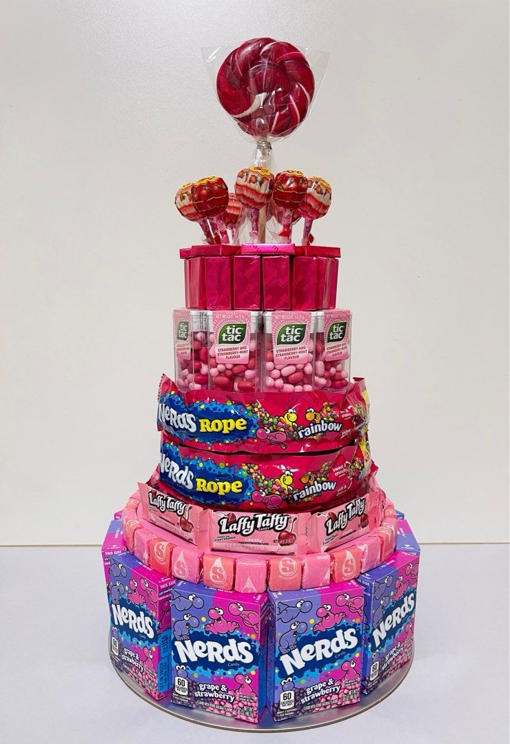 Candy Tower/Candy Cake for Parties, Food & Drinks, Homemade Bakes on ...