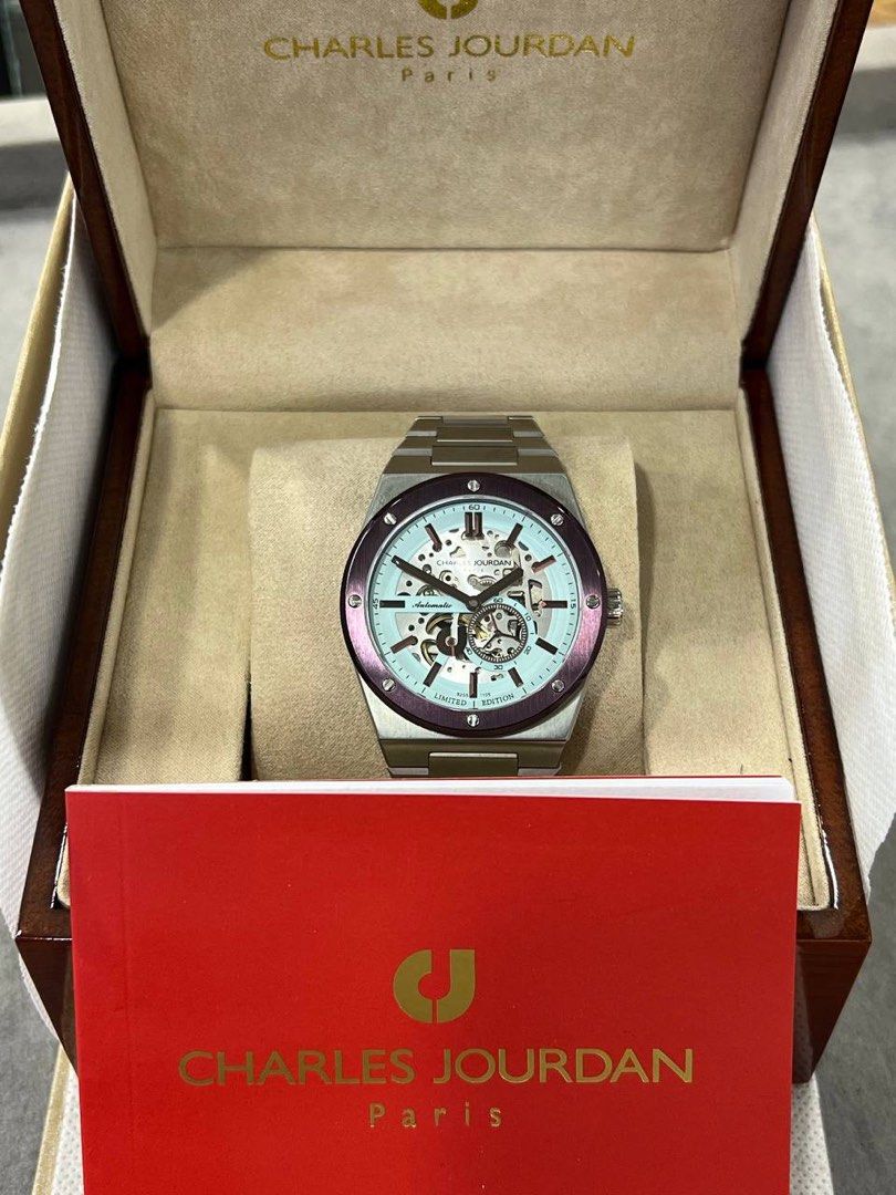 CHARLES JOURDAN PATRON LIMITED EDITION 888 PIECE AUTOMATIC CJ1105, Men ...