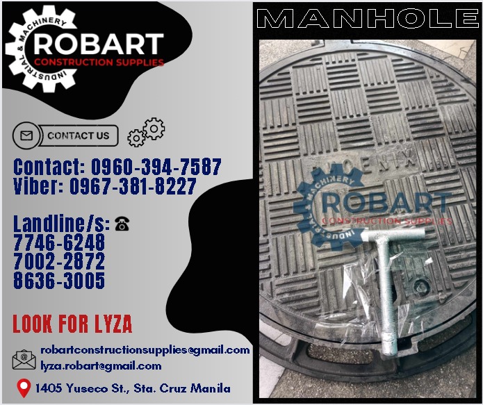 CI Manhole Cover, Commercial & Industrial, Construction Tools ...
