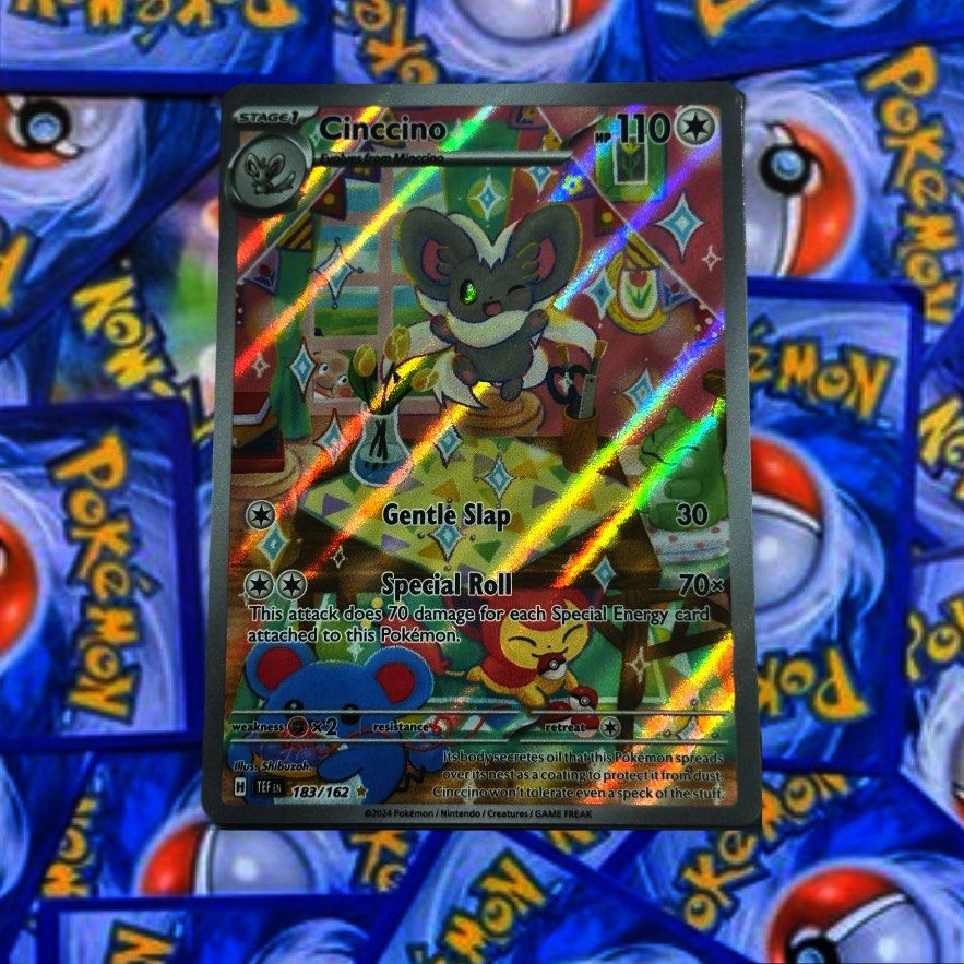 Cinccino (183/162) [Scarlet & Violet: Temporal Forces], Hobbies & Toys, Books & Magazines ...