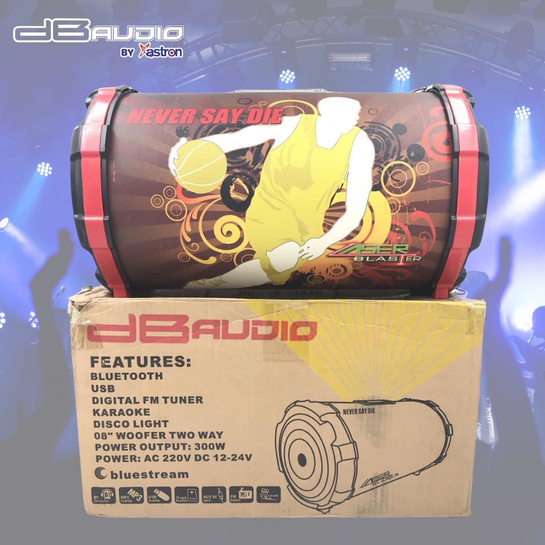 DBaudio "Never Say Die " 300W Bluetooth/USB/FM/AM RADIO Speaker, Audio ...