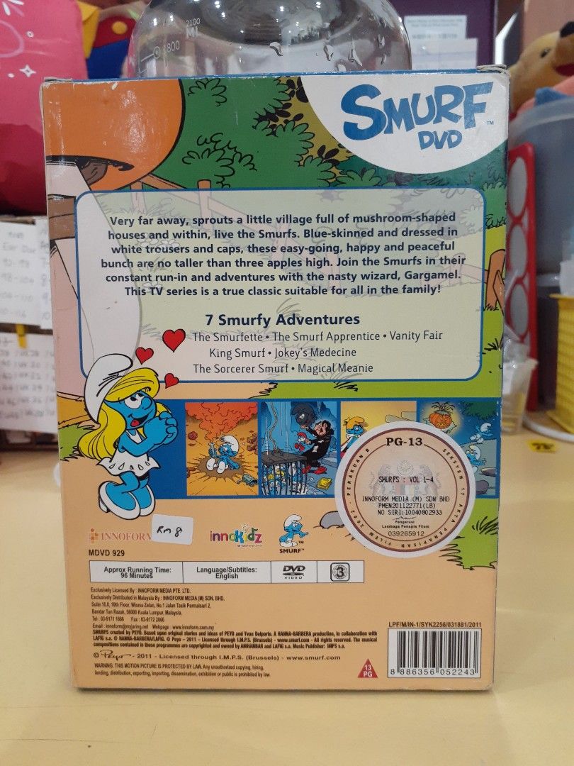 (DVD) The Smurfs Smurfy Adventures, Hobbies & Toys, Music & Media, CDs ...