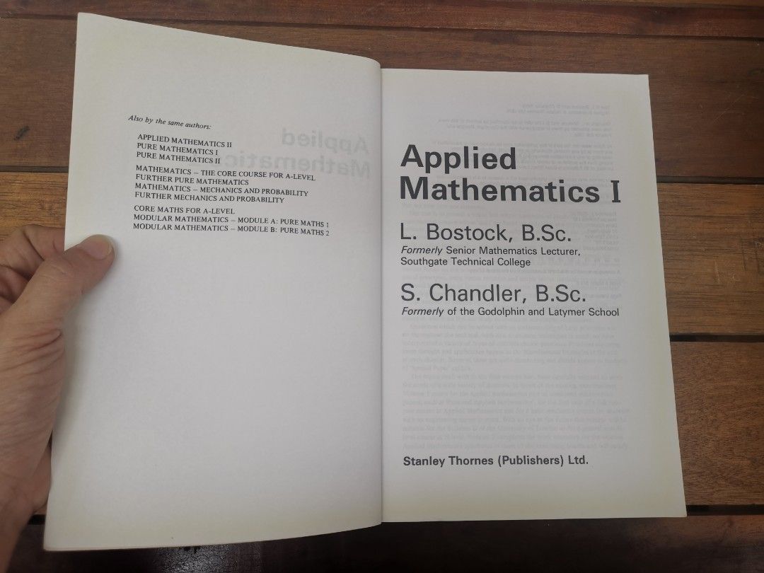 (ENG) Applied Mathematics 1, Hobbies & Toys, Books & Magazines ...