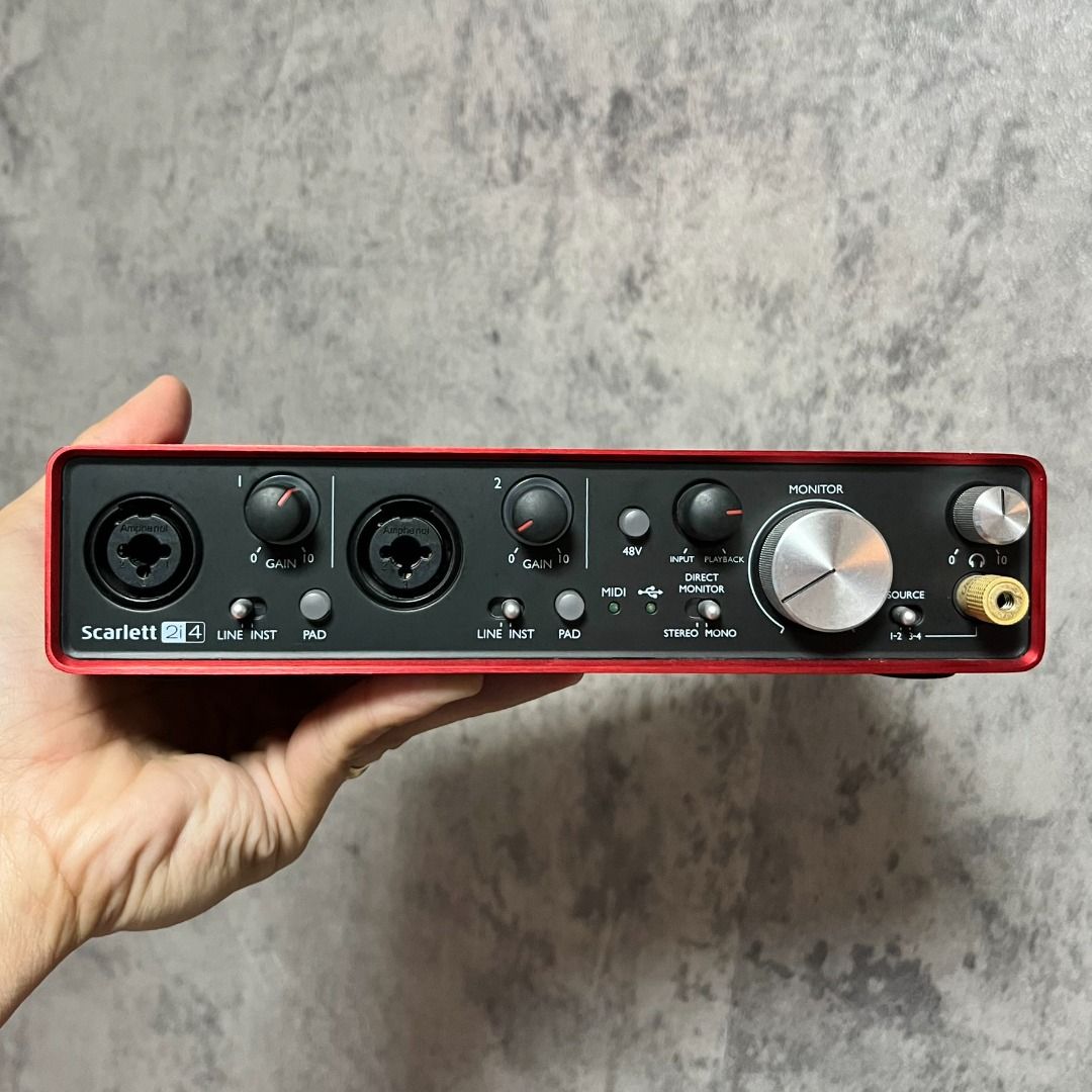 Focusrite Scarlett 2i4 (2nd Gen) USB Audio Interface, Audio, Other ...
