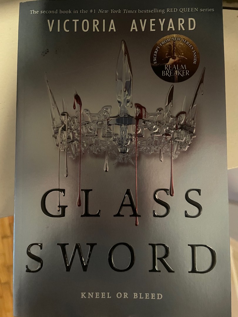 glass sword by victoria aveyard (red queen series), Hobbies & Toys ...