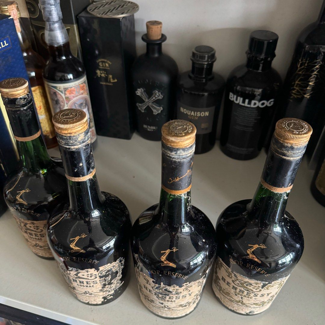 Hennessy VSOP Special Reserve vintage cognac 1970s green bottle ...