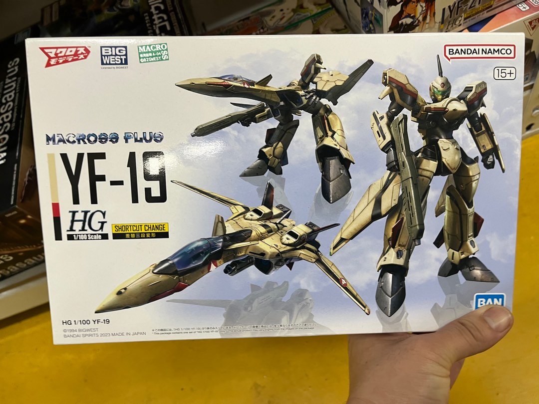 HG 1/100 YF-21 超時空要塞/HG 1/100 YF-19（合售）, 書籍、休閒與玩具, 玩具、公仔、桌遊在旋轉拍賣