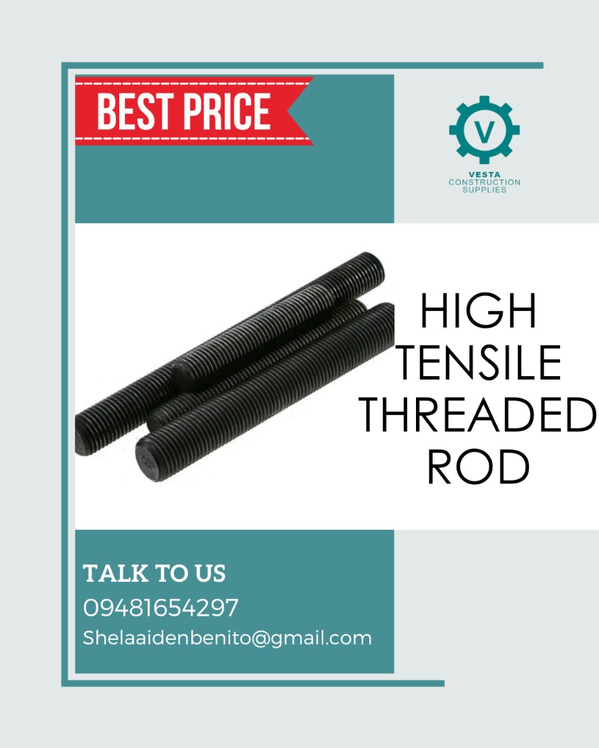 HIGH TENSILE THREADED ROD, Commercial & Industrial, Construction ...